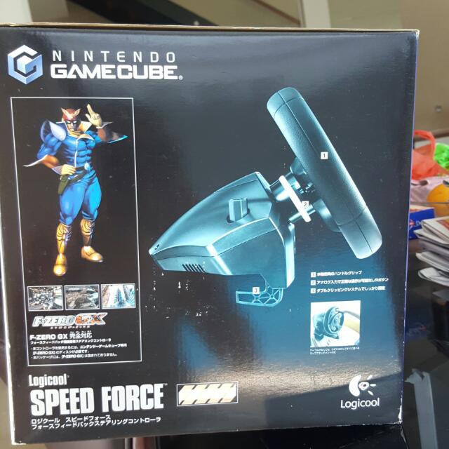 Logicool Speed Force Steering Wheel For Gamecube **Reserved**, Hobbies ...