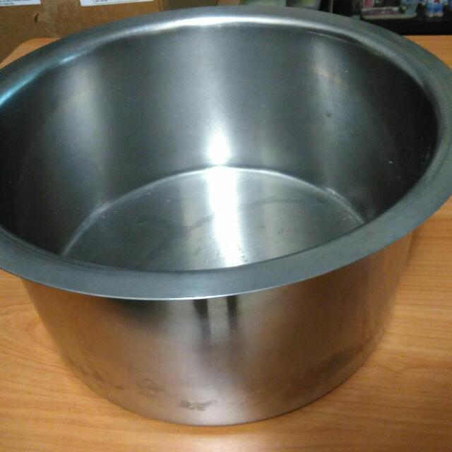 Stainless Steel Pot (No Lid) Slightly Dented At The Base, TV & Home ...