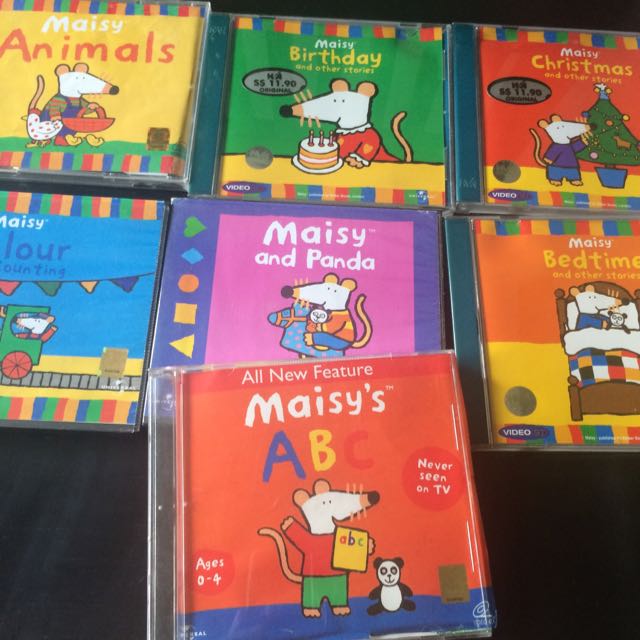 Maisy VCD, Hobbies & Toys, Books & Magazines, Children's Books on Carousell