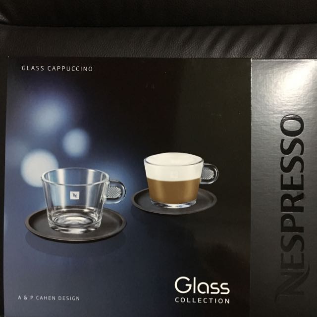 (Reserved) Nespresso Glass Cappuccino, TV & Home Appliances, Kitchen ...