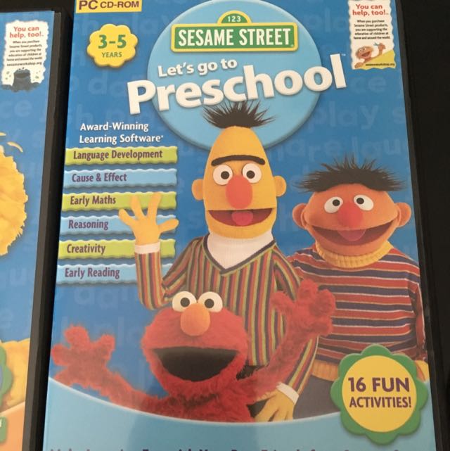 Sesame Street PC CD-ROM (1.5-5 Years), Hobbies & Toys, Books ...