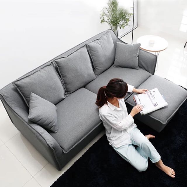 #SF005 Japanese Style Fabric Sofa, Furniture & Home Living, Furniture ...