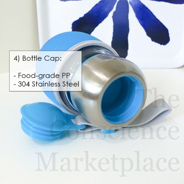 [Sold Out] Penguin Fruit and Tea Infuser Bottle, Bubble Blue Glass ...