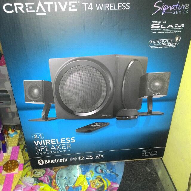 Creative T4 Wireless 2.1 Speakers Set., Audio, Soundbars, Speakers ...