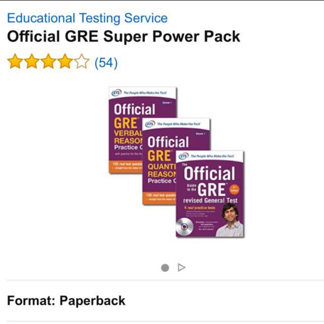 ETS GRE General Guide and Practice book, Hobbies & Toys, Books ...