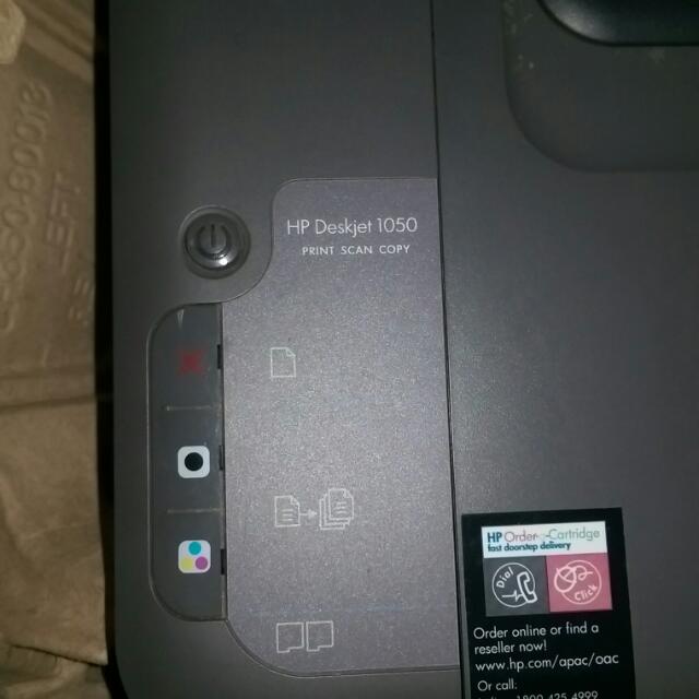 HP Deskjet 1050 All-in-One Printer, Computers & Tech, Parts ...