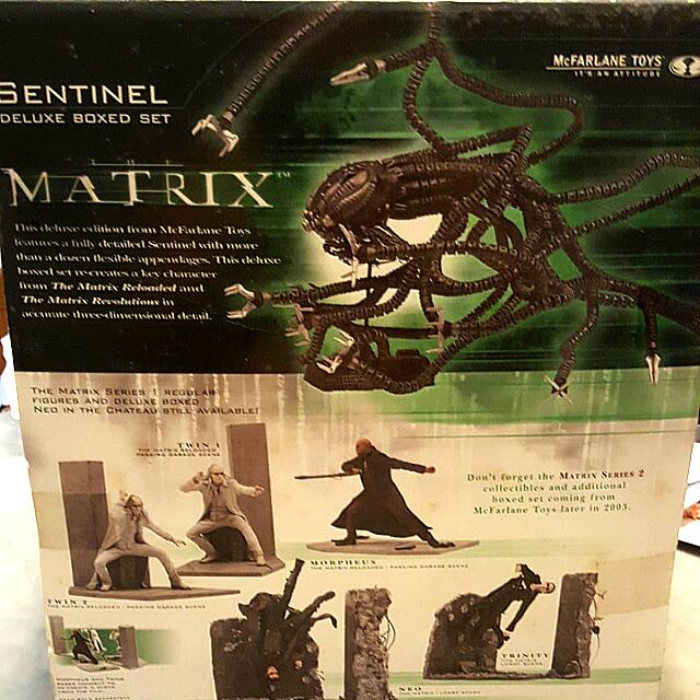McFarlane Toys: THE MATRIX Deluxe Box Set - SENTINEL, Hobbies & Toys ...