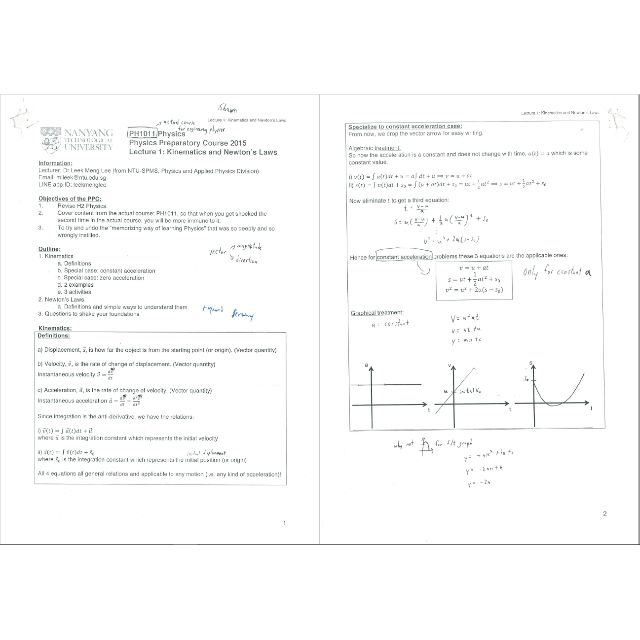 PH1011 PRE-UNI Supplementary Physics Notes Soft copy, Hobbies & Toys ...