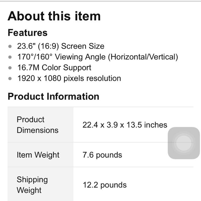 Samsung Monitor S24C350, Health & Nutrition, Health Monitors & Weighing ...