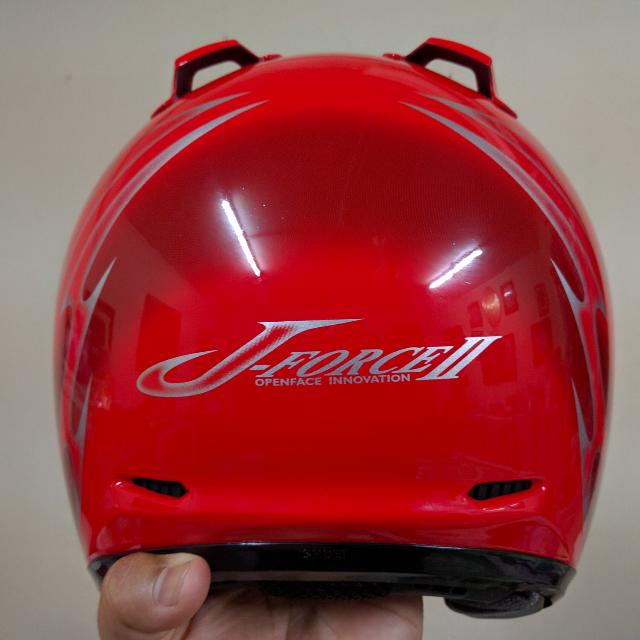 Shoei Arai Jforce 2 Jack Merah, Auto Accessories on Carousell