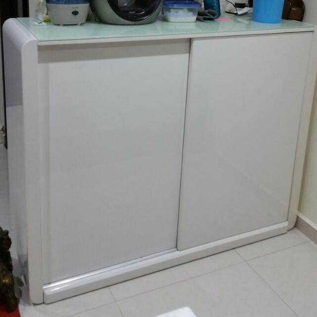 Sliding Door Shoe Rack, Furniture & Home Living, Furniture, Shelves ...