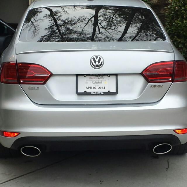 VW Jetta Mk6 & 2015 Onwards GLI Boot Lip Spoiler, Car Accessories on ...