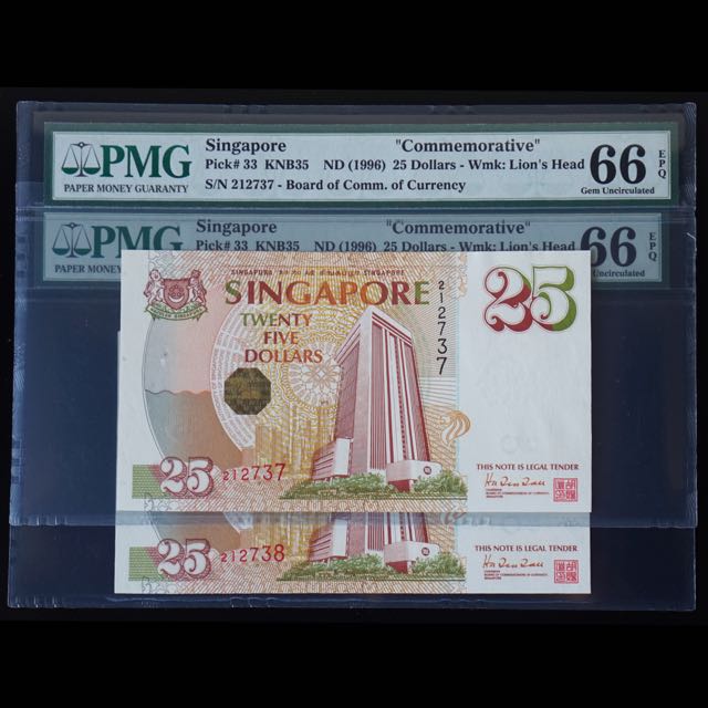 $25 Singapore Commemorative Note, Hobbies & Toys, Memorabilia ...