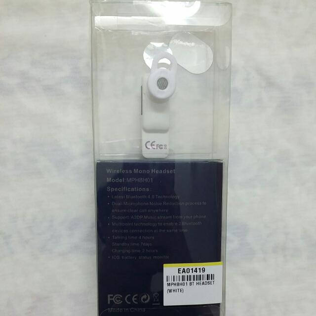 Dual Microphone Noise Reduction Bluetooth Headset, 音響器材, 頭戴式/罩耳式耳機 ...