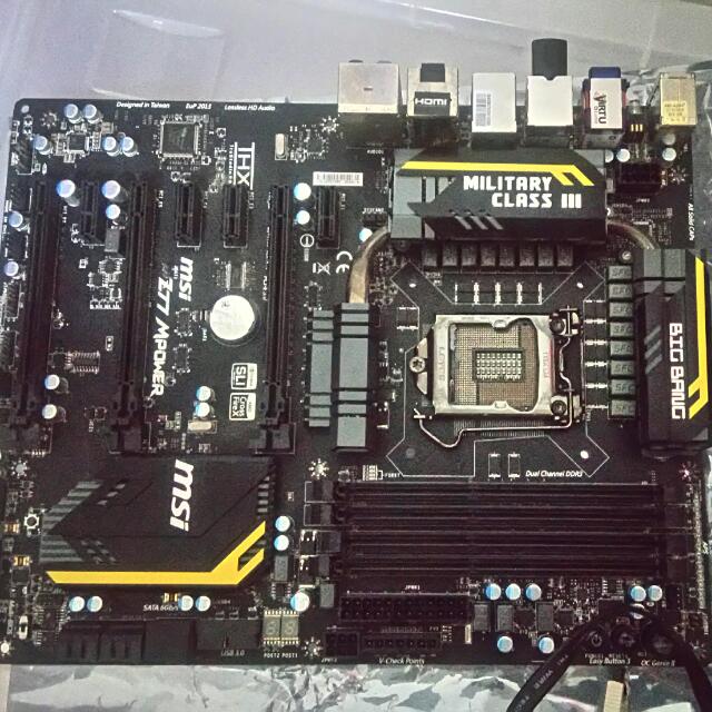 MSI Z77 mpower, Computers & Tech, Parts & Accessories, Networking on Carousell