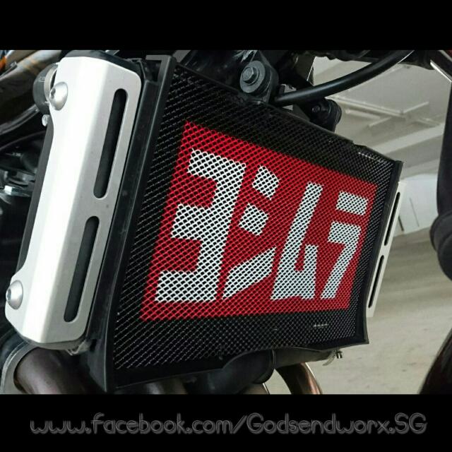 Yoshimura - Honda CB400 Revo - Custom Radiator Guard by Godsendworx ...