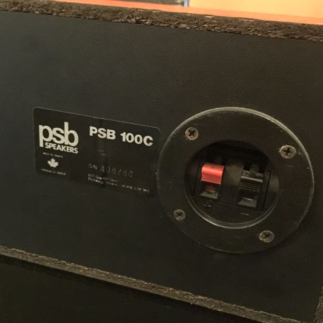 PSB 100C Centre Channel Speaker (black), Everything Else on Carousell