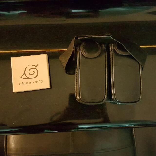 Naruto Pouch And Shuriken, Hobbies & Toys, Memorabilia & Collectibles ...