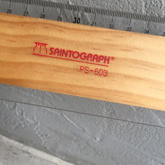 Saintograph T-rule 60cm, Hobbies & Toys, Books & Magazines, Textbooks on Carousell