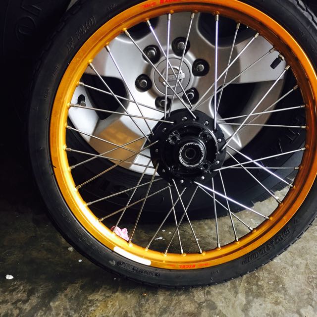 *RESERVED*takasago excel rim japan, Motorcycles on Carousell