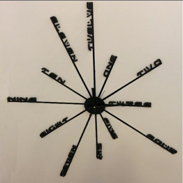 DIY 3D Clock, Hobbies & Toys, Stationery & Craft, Art & Prints on Carousell