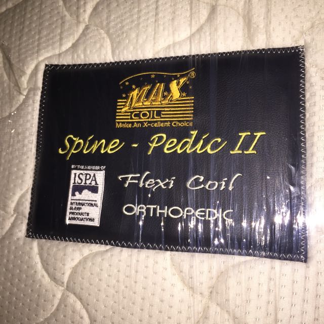 Max Coil Spine Pedic Flexi Cool Orthopedic Storage Frame Queen Size ...
