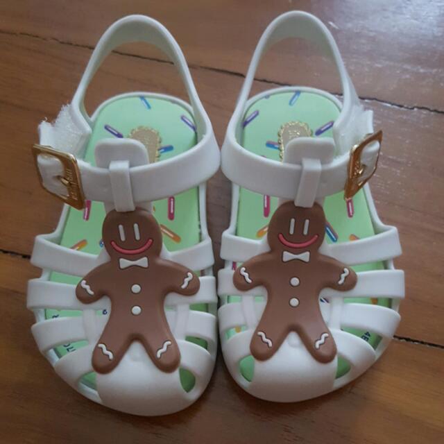 Mini Melissa Girls Gingerbread man Shoes, Babies & Kids, Babies & Kids ...