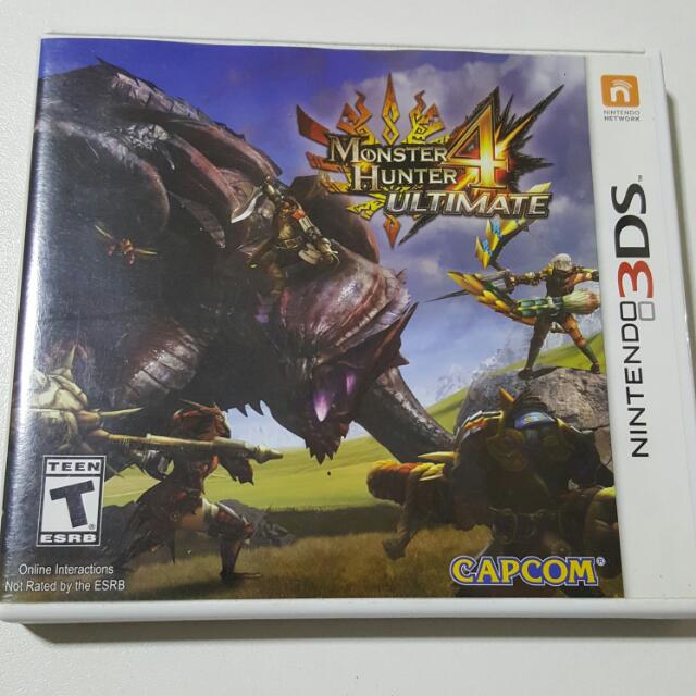 Monster Hunter 4 Ultimate, Hobbies & Toys, Toys & Games on Carousell