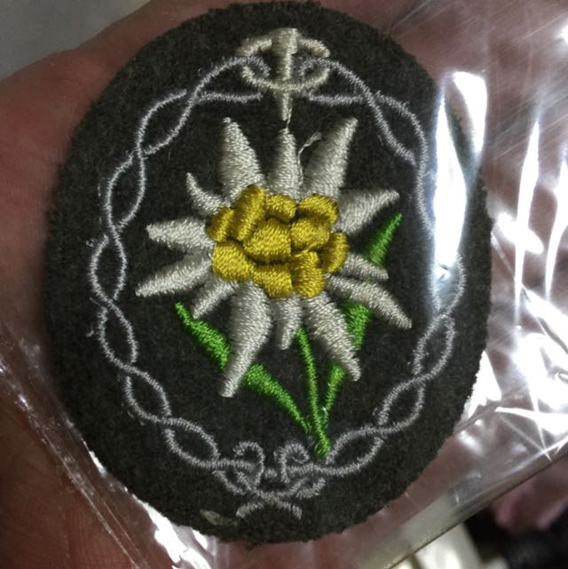 WWII German Mountain Troops Cloth Patch, Vintage & Collectibles on ...