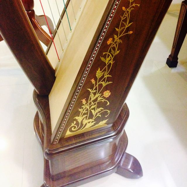 [Rental/Sale] Beautiful Aoyama 36-string Lever Harp, Hobbies & Toys ...