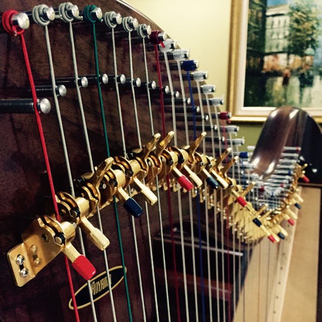 [Rental/Sale] Beautiful Aoyama 36-string Lever Harp, Hobbies & Toys ...