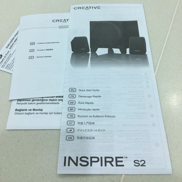 Creative Inspire S2 2.1 Speakers, Computers & Tech, Parts & Accessories ...