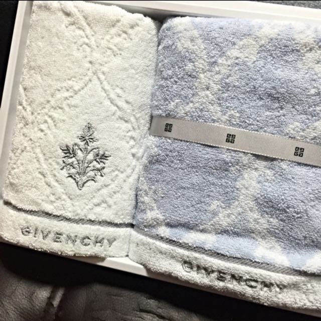 Givenchy Japan Face / hand Towel Set, Luxury, Bags & Wallets on Carousell