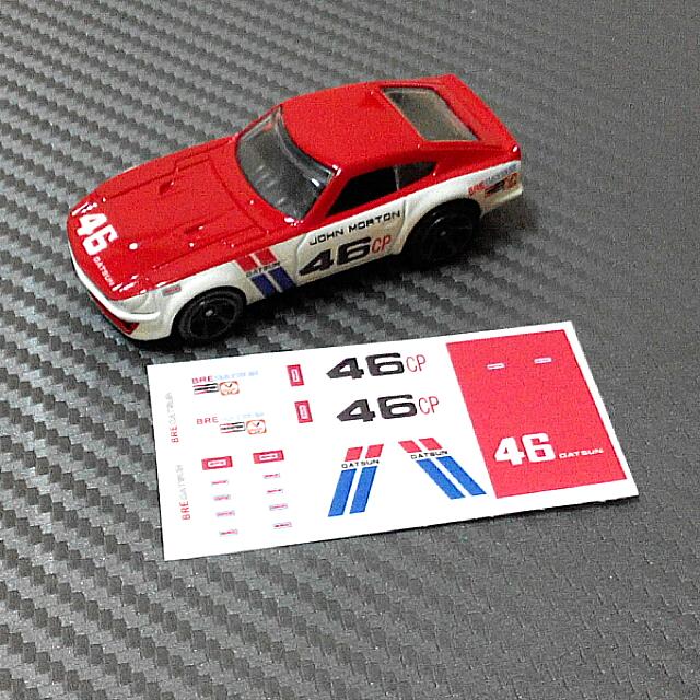 Hotwheels Datsun BRE 240z decals, Hobbies & Toys, Toys & Games on Carousell