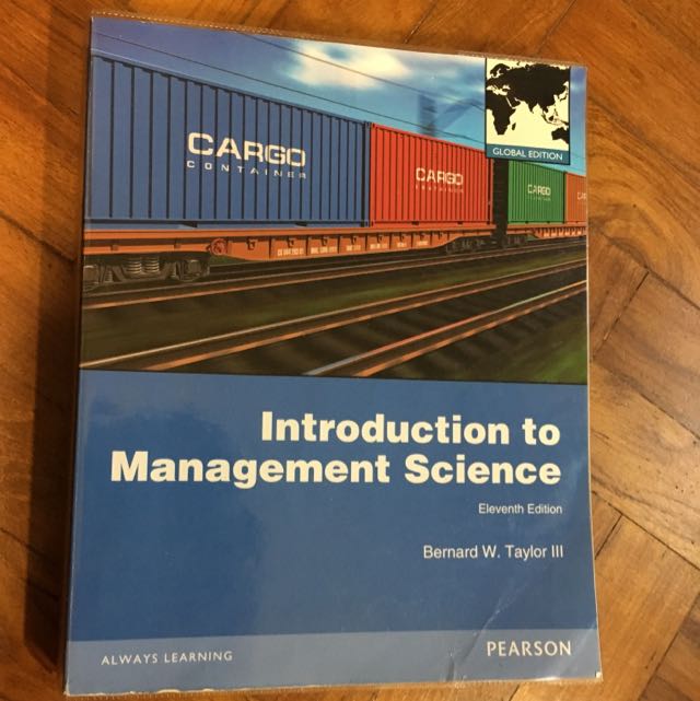 Introduction To Management Science (11th Edition), Hobbies & Toys ... Introduction To Management Science (11th Edition), Hobbies & Toys ...