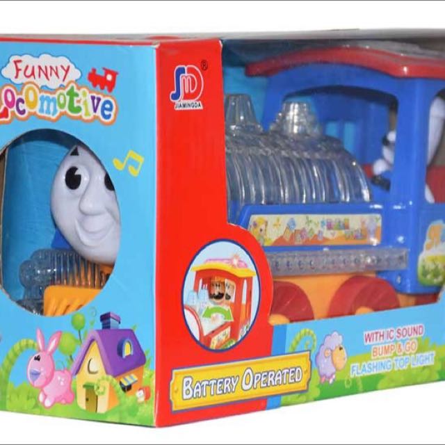 Funny Locomotive Train, Hobbies & Toys, Toys & Games on Carousell