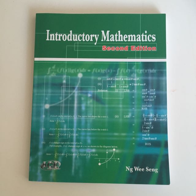 MA1301 Introductory Mathematics Textbook, Hobbies & Toys, Books & Magazines, Textbooks on Carousell