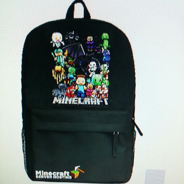 Minecraft School Bag, Hobbies & Toys, Books & Magazines, Children's ...
