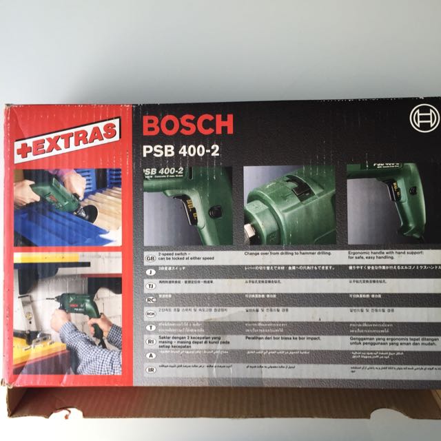 Robert Bosch PSB 400-2 Hammer Drill, Furniture & Home Living, Furniture ...
