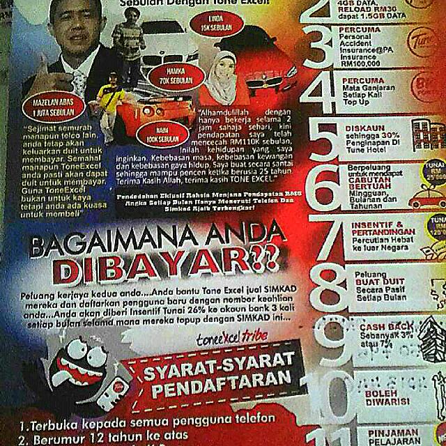 Sim CARD TONE EXCEL, Services, Others on Carousell