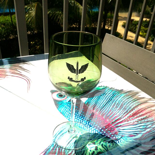 Singapore Armed Forces 1st Commando Battalion Wine Glass. For Honour ...