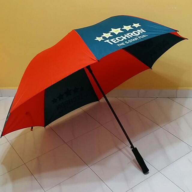 CALTEX Golf Umbrella, Sports Equipment, Sports & Games, Golf on Carousell