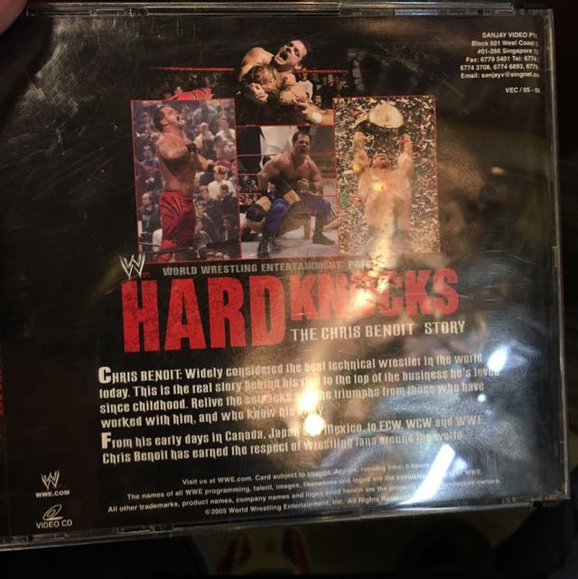 Chris Benoit Story Vcd Set, Everything Else on Carousell