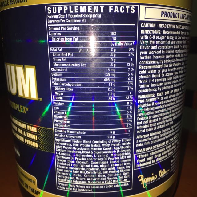 Ronnie Coleman Signature Series Pro-Antium Whey Protein Powder, Health ...