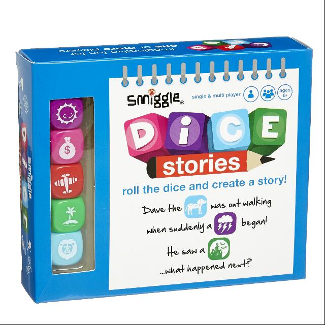 Smiggle Games Dice Stories, Hobbies & Toys, Toys & Games on Carousell