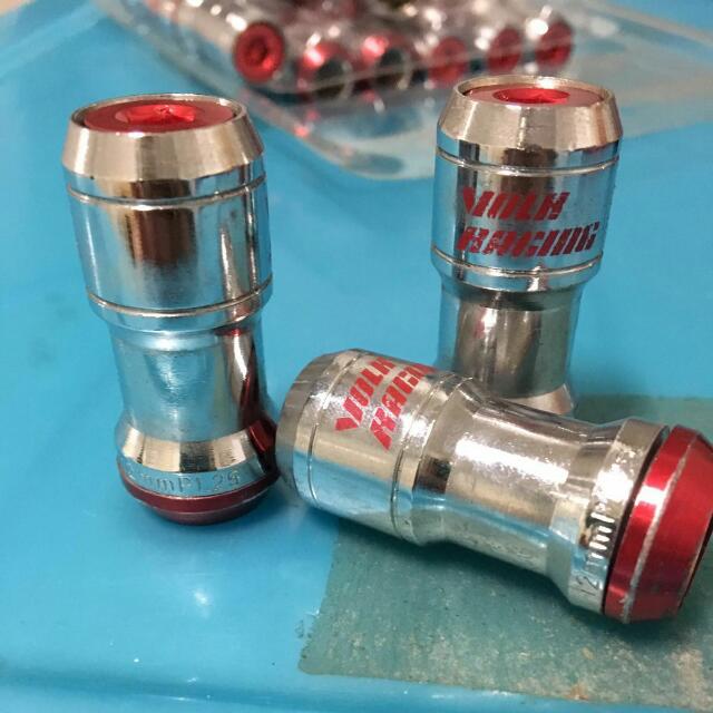 Volk Racing Long Wheel Lug Nuts, Car Accessories, Accessories on Carousell