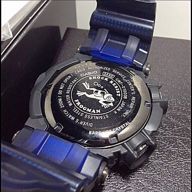 Japan Set, BNIB latest Casio G-Shock Frogman GWF-D1000B-1JR Blue: $100 ...