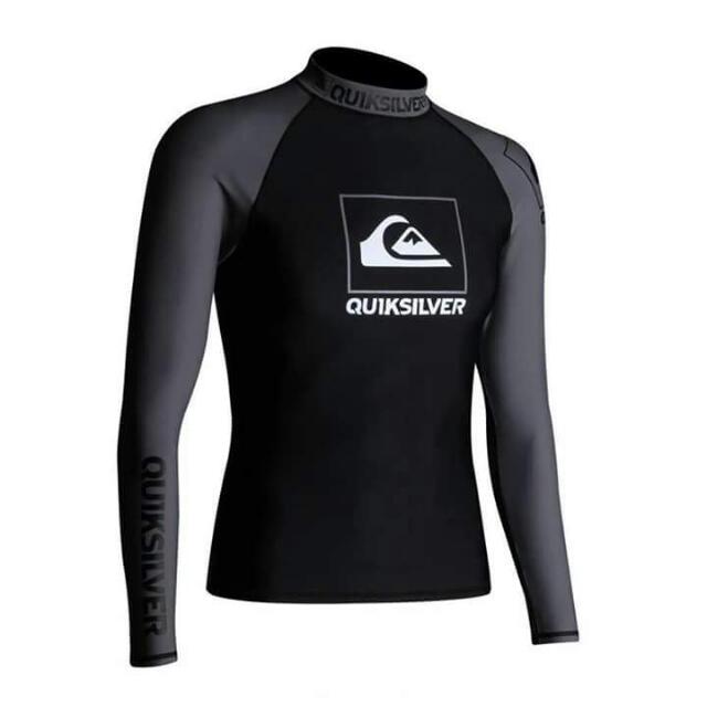 Branded Quicksilver Rashguard, Men's Fashion, Tops & Sets, Swim Top ...