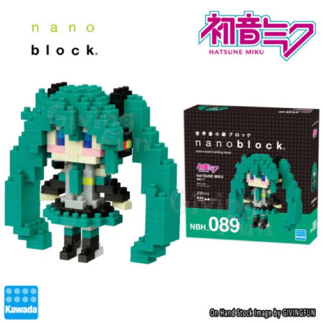 Hatsune Miku Nano Block, Hobbies & Toys, Toys & Games on Carousell