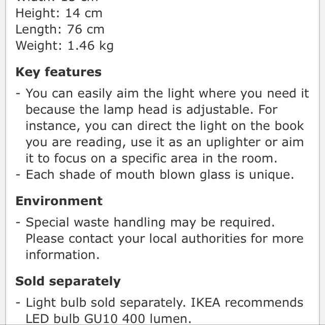 Ikea Basisk Spot Lights Complete With Bulbs, Furniture & Home Living ...